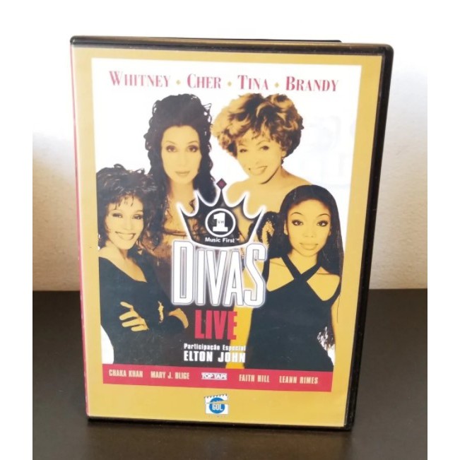 Dvd Divas Live Whitney Cher Brandy C/ Elton John - Original | Shopee Brasil
