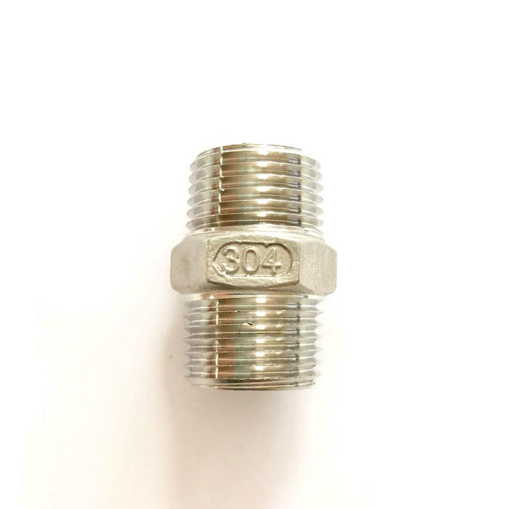 Niple Duplo Sextavado Inox 1/2 | Shopee Brasil