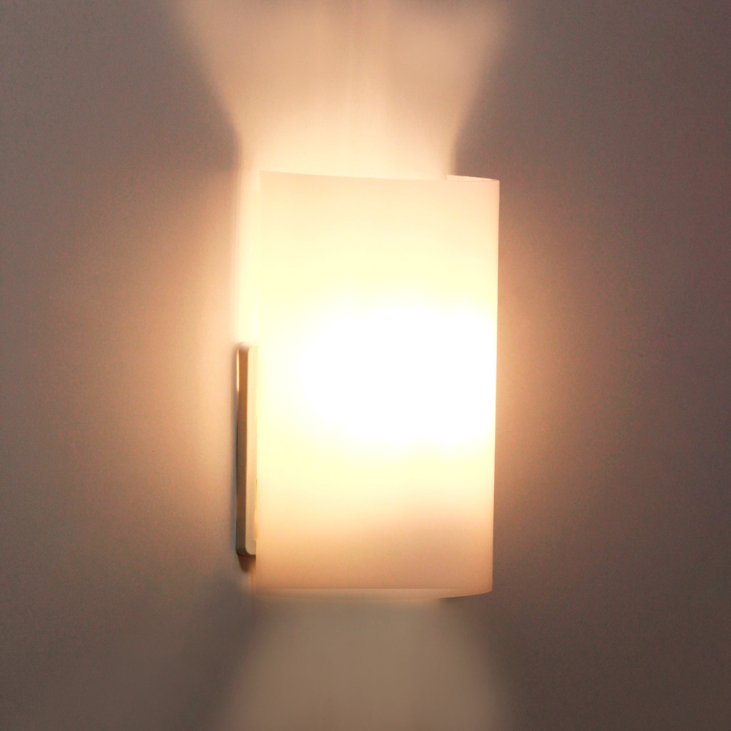 Luminária Arandela de Parede 1 Foco Soq E27 Branca Basic Clean ...
