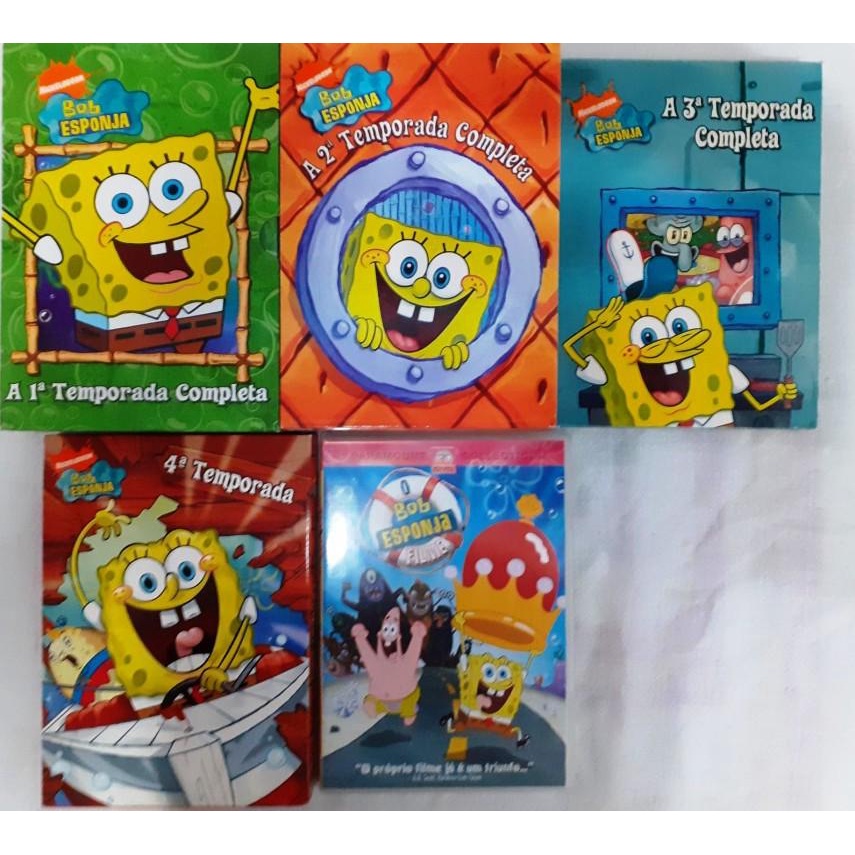 Box Dvd Bob Esponja A Primeira Temporada Completa 2 temporada 3 ...