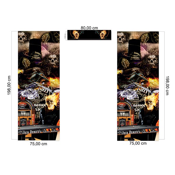 Adesivo Completo Cervejeira Tema Ghost Rider Ma E0210 | Shopee Brasil