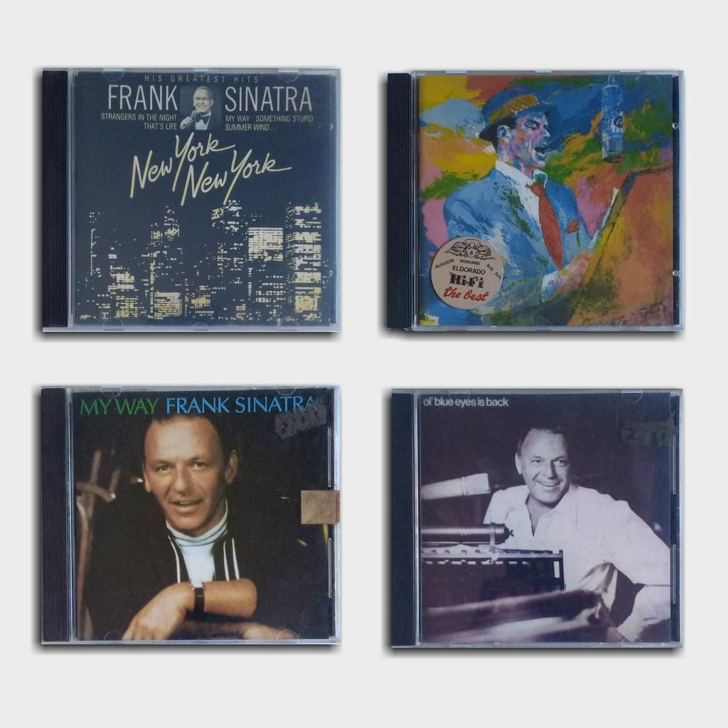 CDs Frank Sinatra (New York New York, Duets, My Way, Ol' Blue Eyes is Back) | Shopee Brasil