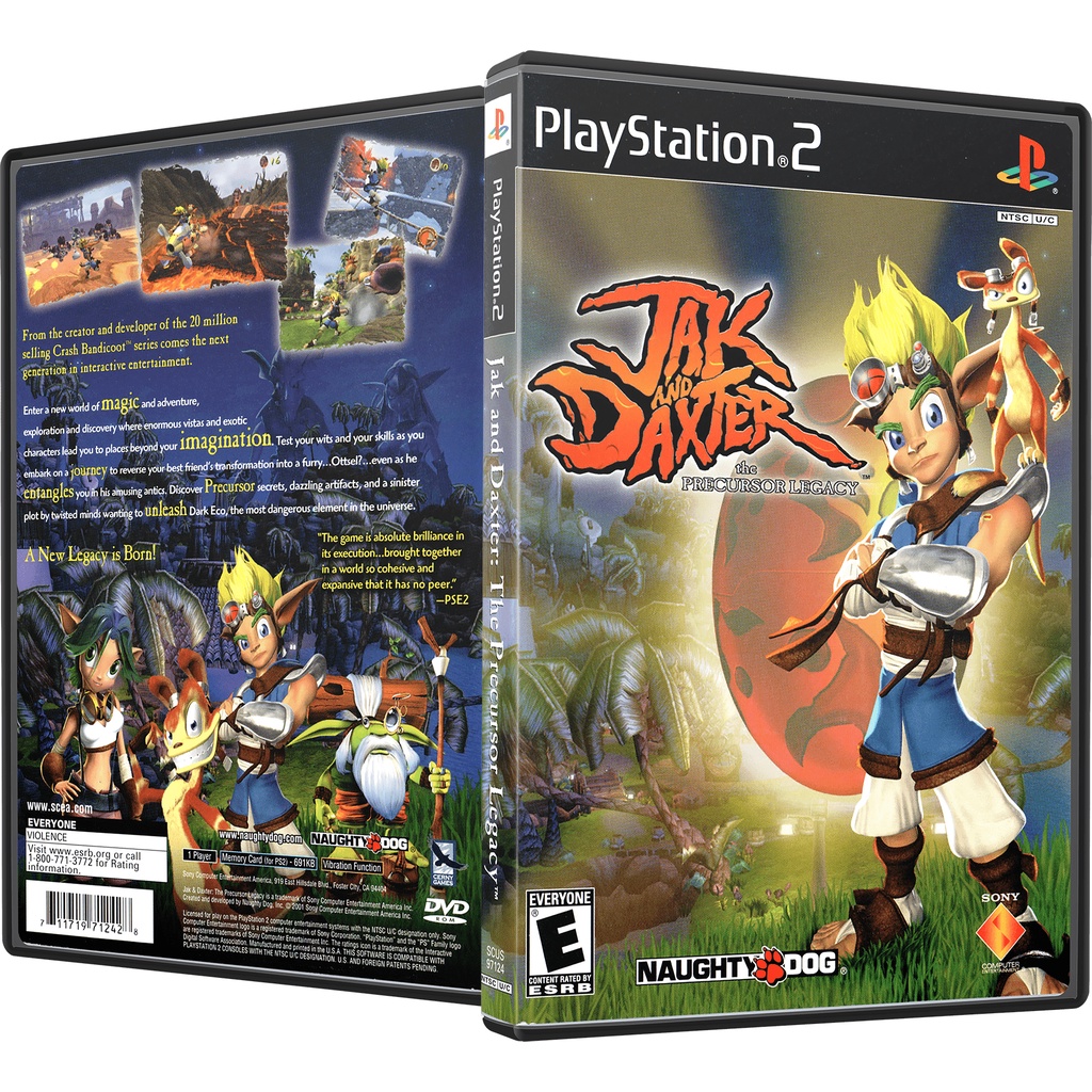 Jak and Daxter - The Precursor Legacy (USA) para ps2 | Shopee Brasil