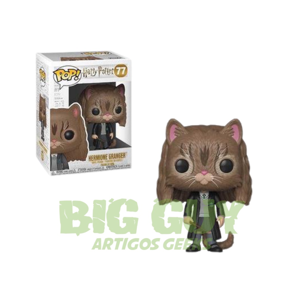 FUNKO POP! ORIGINAL - HARRY POTTER - HERMIONE GRANGER CAT #077 | Shopee ...