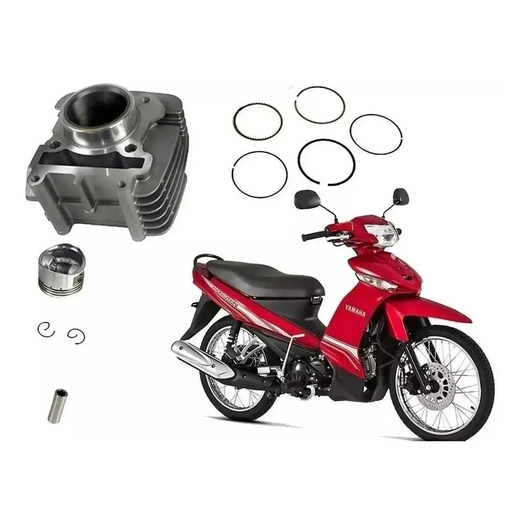 Kit Cilindro motor Completo Crypton 115 Todas 1ªlinha | Shopee Brasil