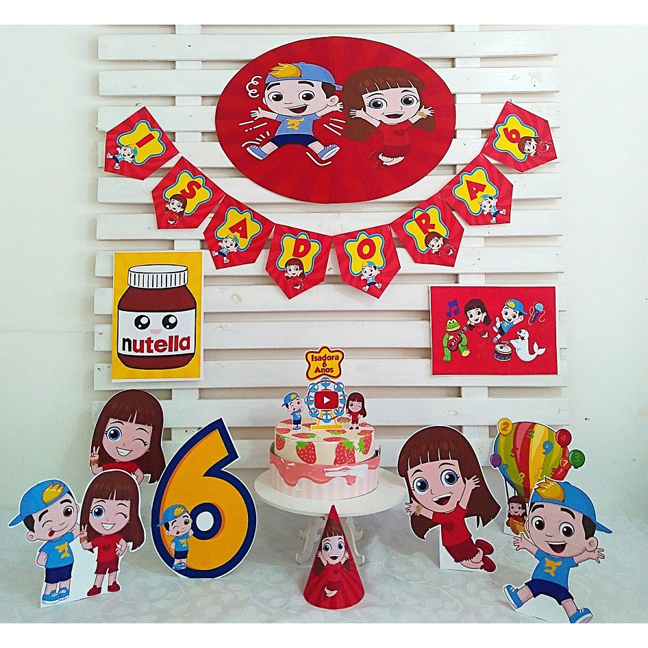 kit festa lucas neto e gi | Shopee Brasil