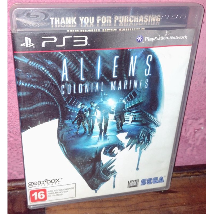 Aliens Colonial Marines PS3 mídia física original Play 3 | Shopee Brasil