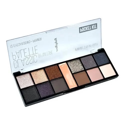 Paleta Ruby Rose Classic By Nature 12 Cor+1 Primer Hb 9943 | Shopee Brasil