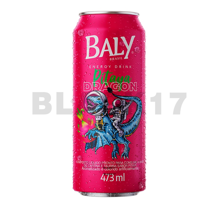 Energético Baly Sabores Energy Drink 473ml Lata | Shopee Brasil