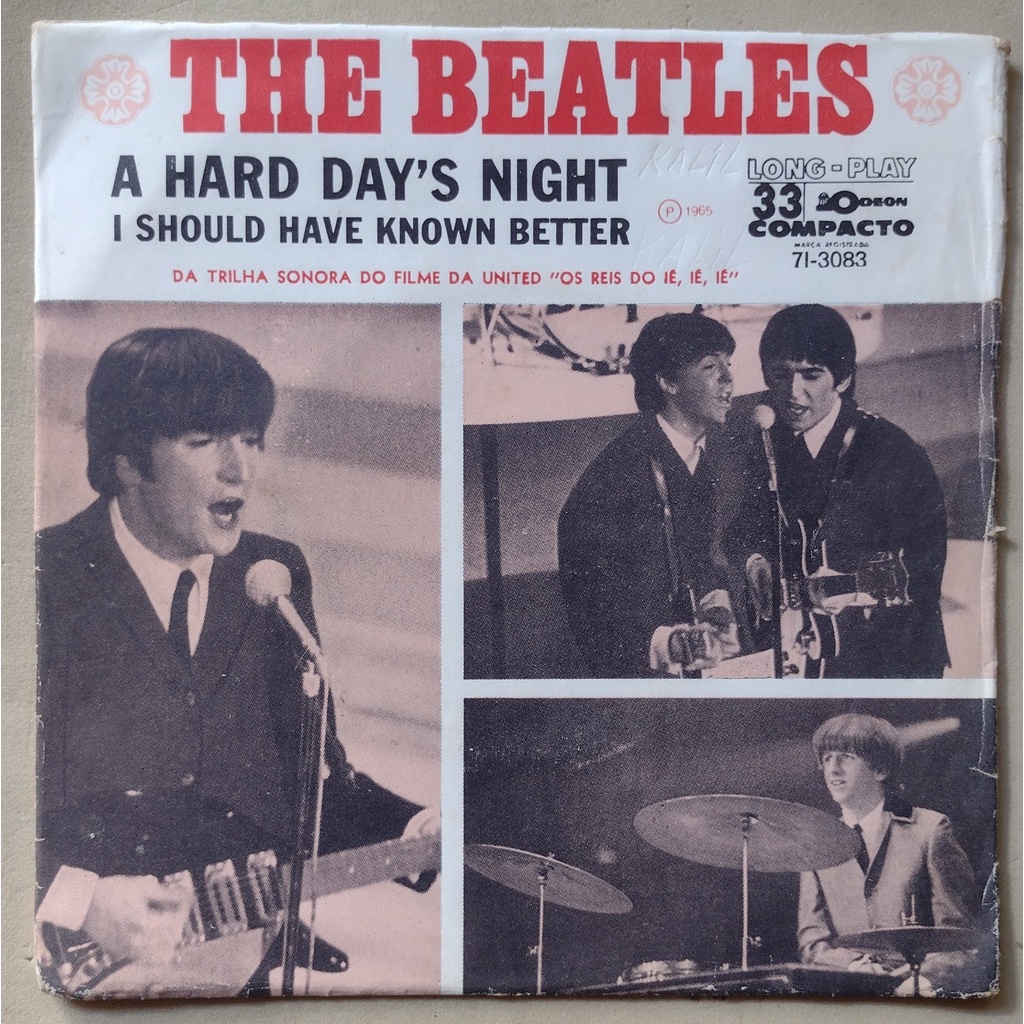 Compacto The Beatles A Hard Day's Night 1964 Vinil | Shopee Brasil