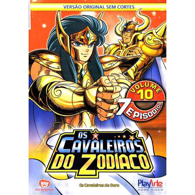 Os Cavaleiros do Zodíaco Os Cavaleiros de Ouro Fase Santuário Volume 10 ...