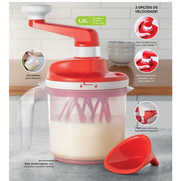 Speed Chef 1,2 Litros Tupperware ® | Shopee Brasil