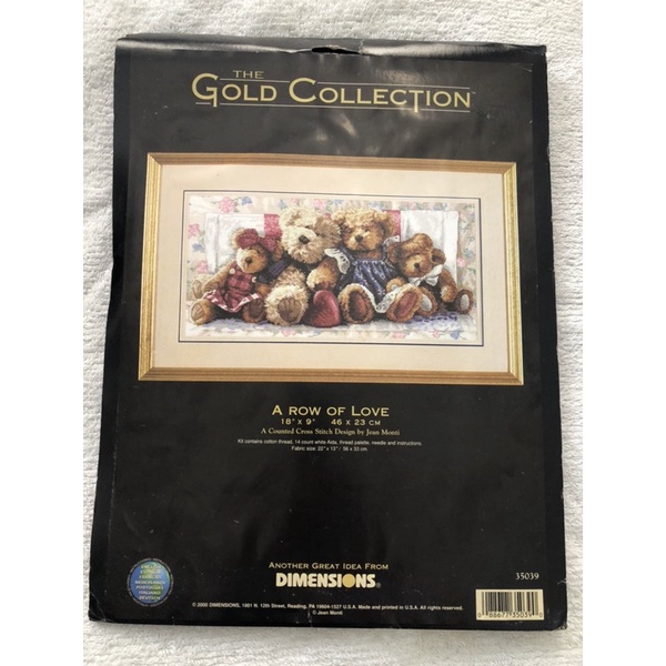 Kit Dimensions Gold Collection para bordado Ponto Cruz - importado e ...