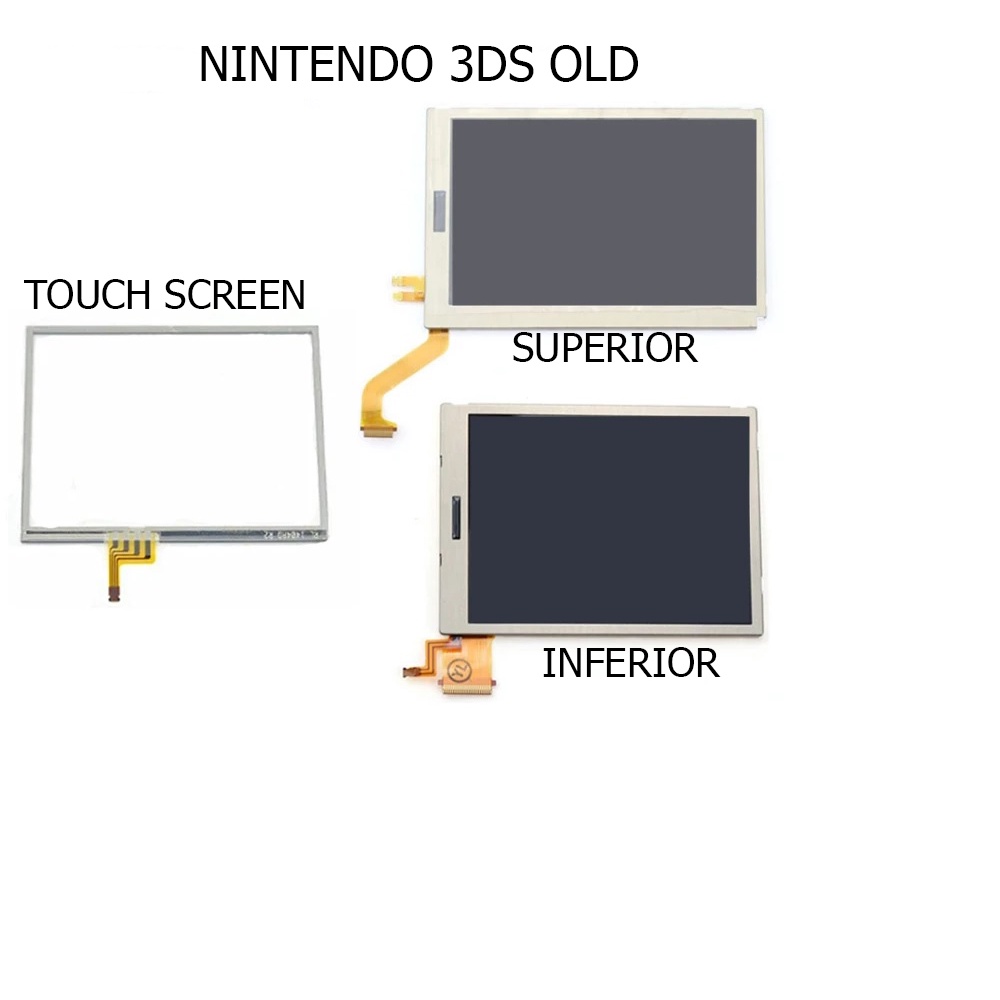 Tela Superior, Inferior, Touch Screen Nintendo 3ds Old - Melhora o Preço