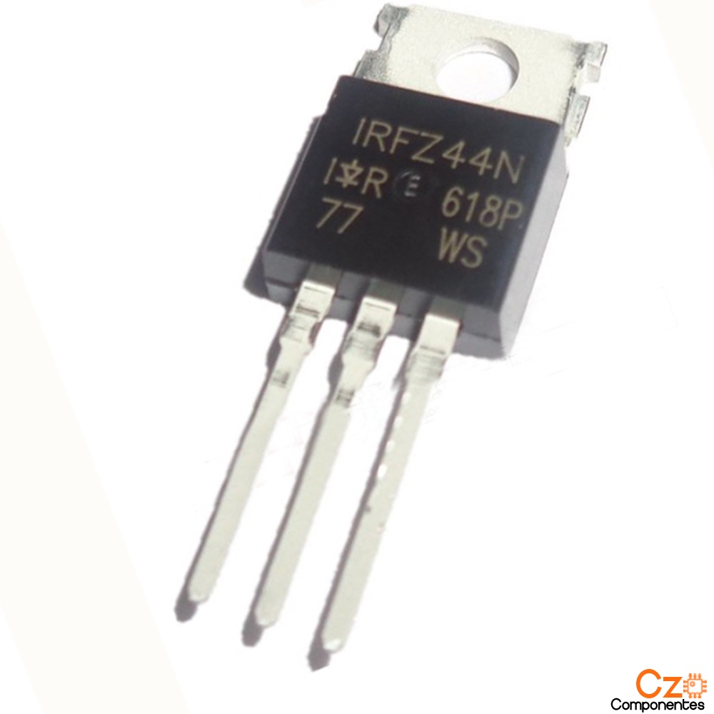 Irfz44n Transistor Mosfet To-220ab - N-channel 49a 55v | Shopee Brasil