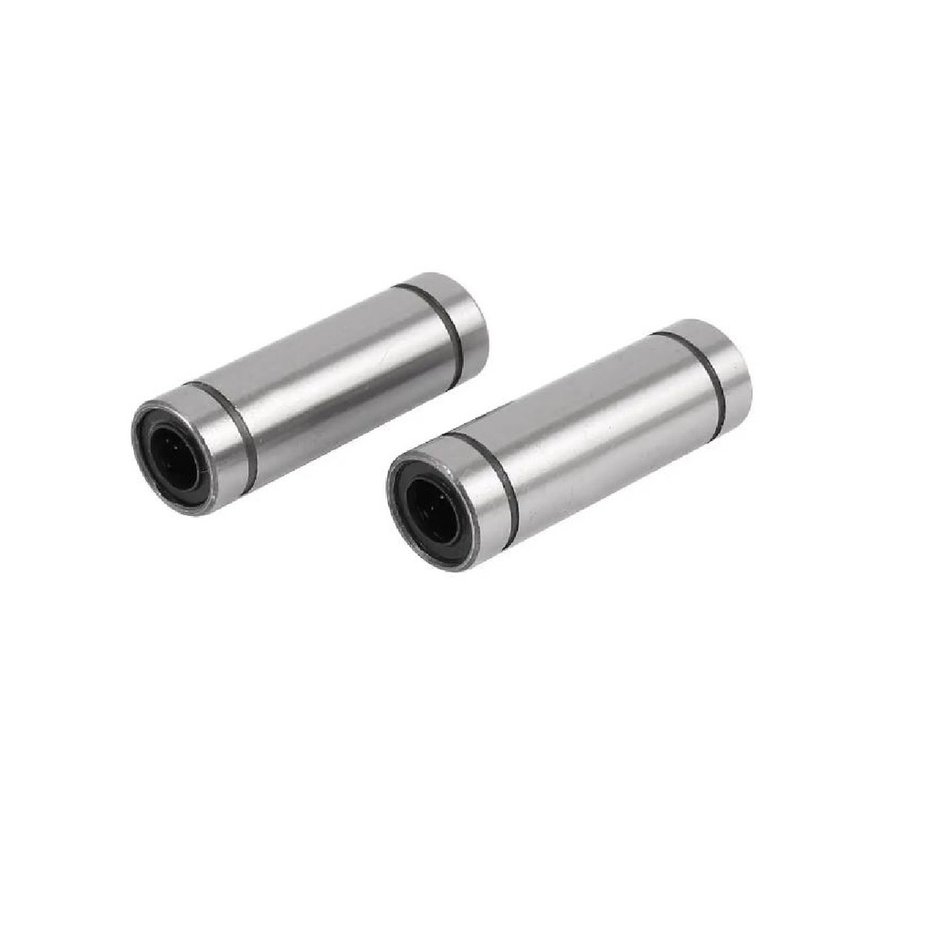 Pack 2 LM8LUU Rolamento linear Longo para eixo diâmetro 8mm | Shopee Brasil