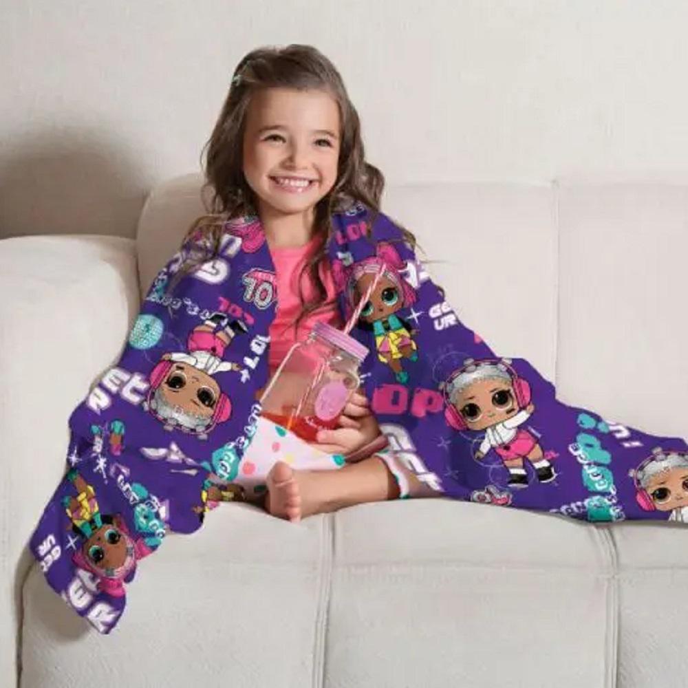 Manta Cobertor Infantil LOL Fleece Personagens Lepper Macia | Shopee Brasil