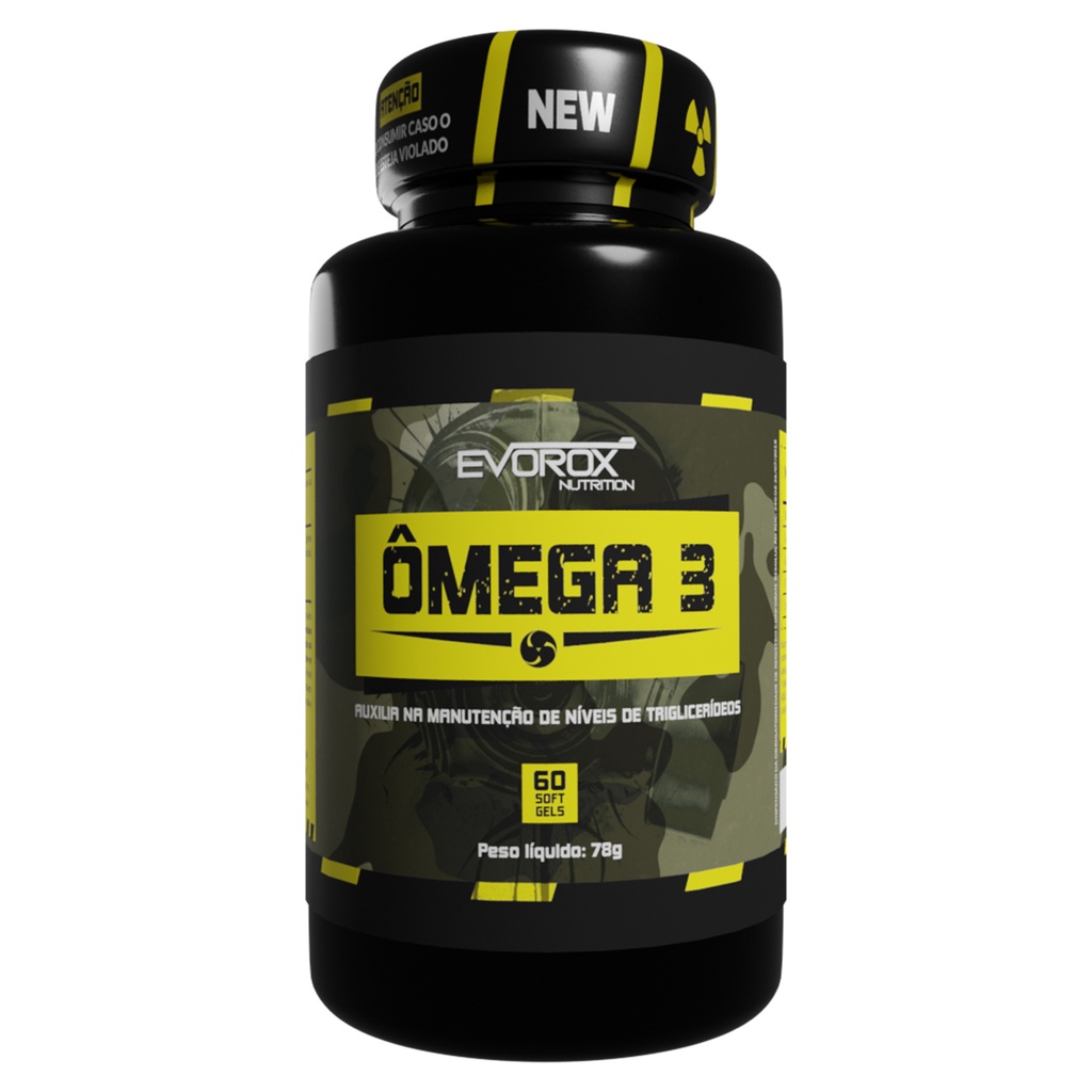 Omega 3 60 Softgels Evorox Nutrition | Shopee Brasil