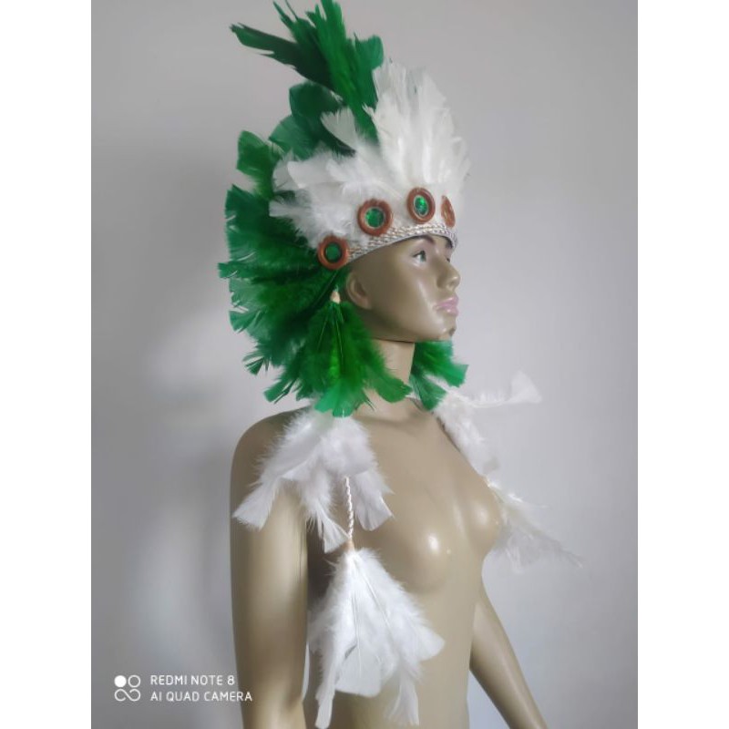 Penacho Cocar Indígena Caboclo umbanda e Candomblé | Shopee Brasil