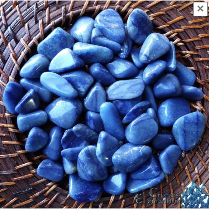 Quartzo Azul Cristal Pedra Natural Alta Pureza | Shopee Brasil