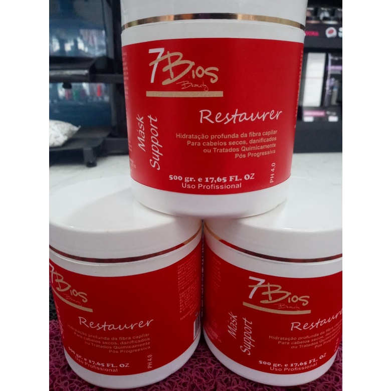 Máscara Restauradora 7Bios 500g | Shopee Brasil