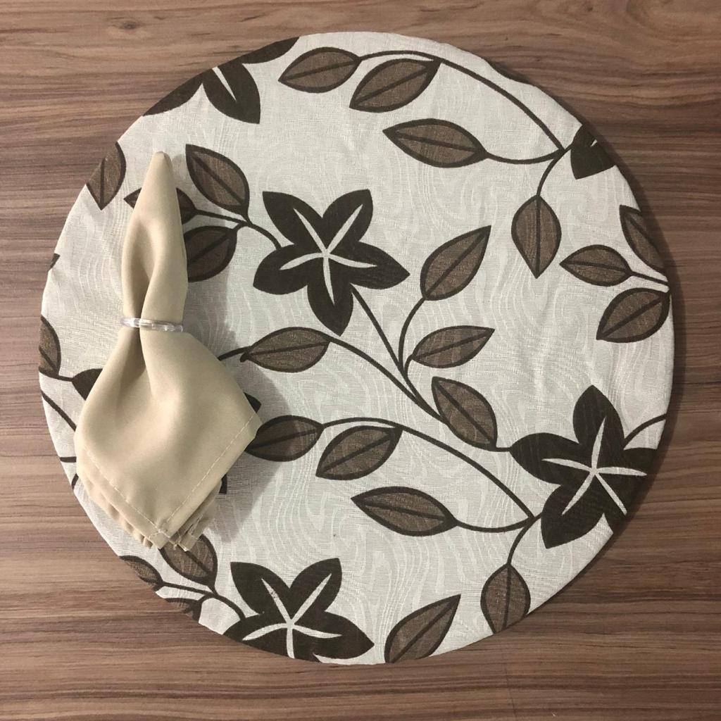 Capa De Sousplat Estampado 35cm Várias Cores Jacquard - Sousplat ...