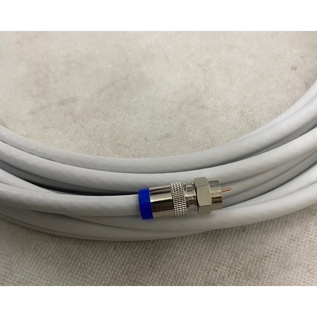 Cabo Coaxial RG6 95% Para Antena de TV a Cabo Montado e PRONTO P/ USO ...