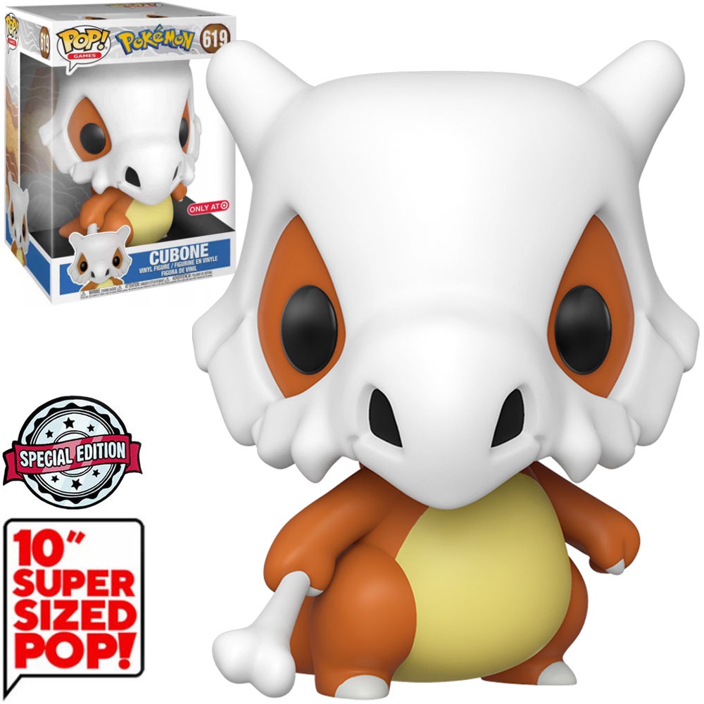 Funko Pop Pokémon Exclusive - Cubone 619 (Super Sized 10) | Shopee Brasil