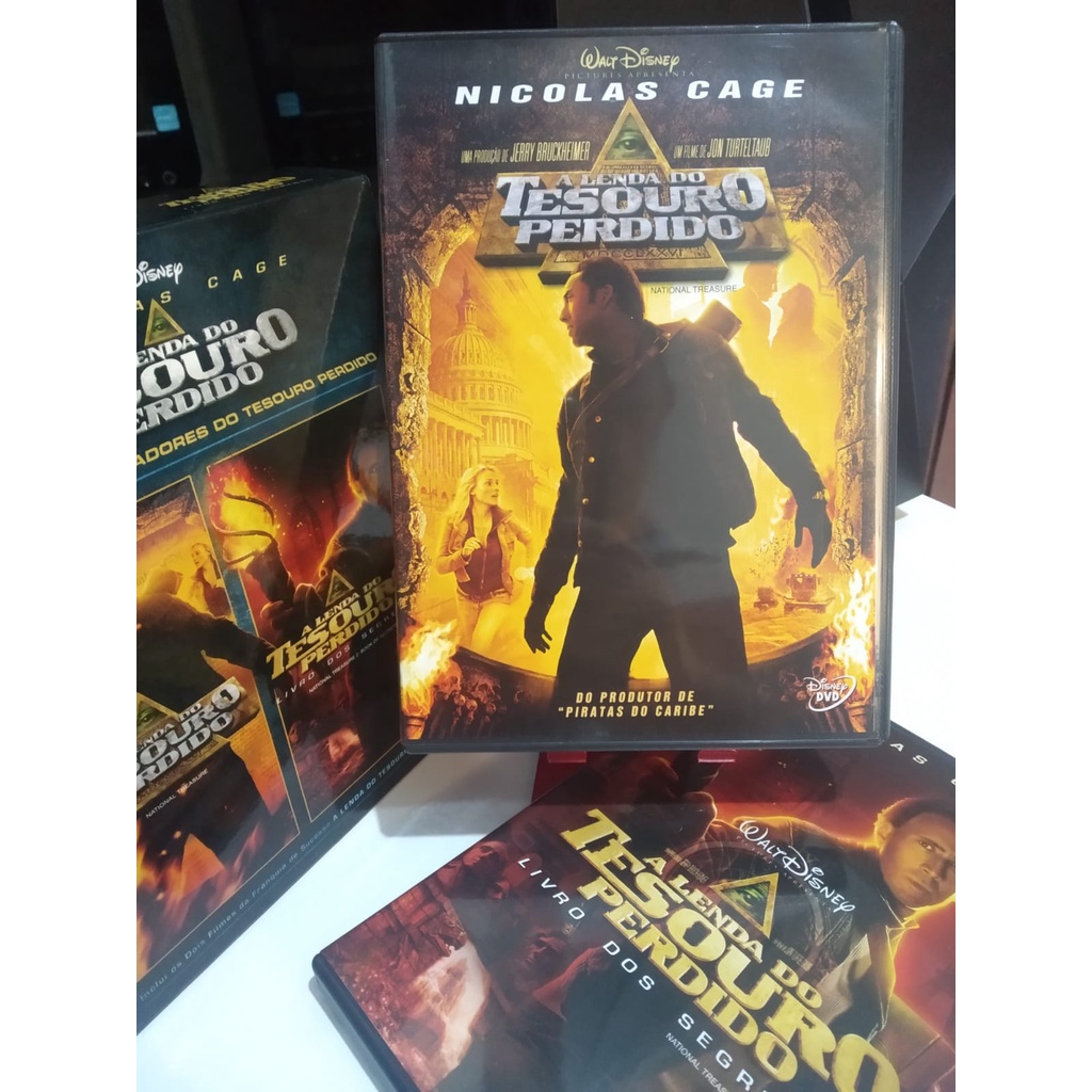 DVD A Lenda do Tesouro Perdido 2 Filmes (Box Edição de Colecionador ...