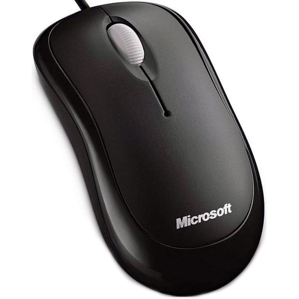 Mouse Microsoft Basic Optical Black | Shopee Brasil