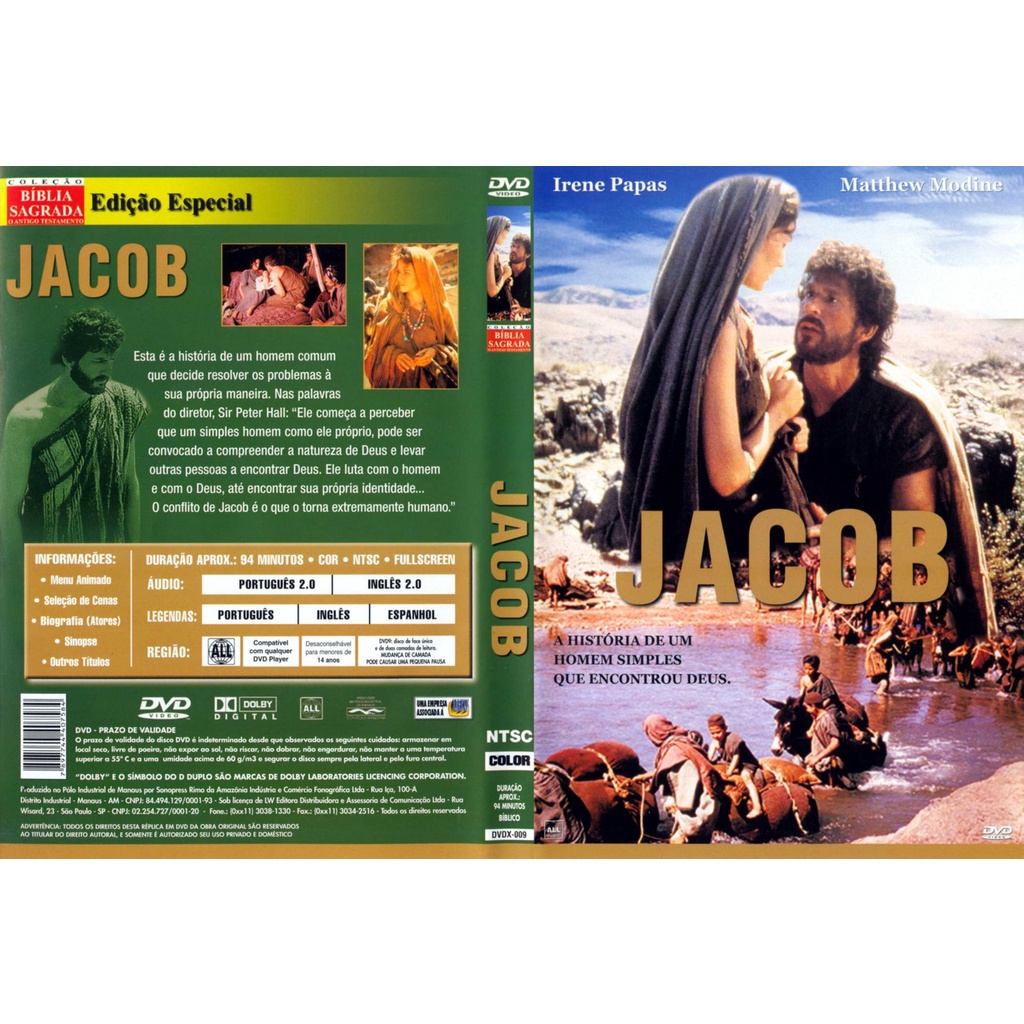 DVD Original Jacob (Coleção Bíblia Sagrada) (Promoção monte seu kit com ...
