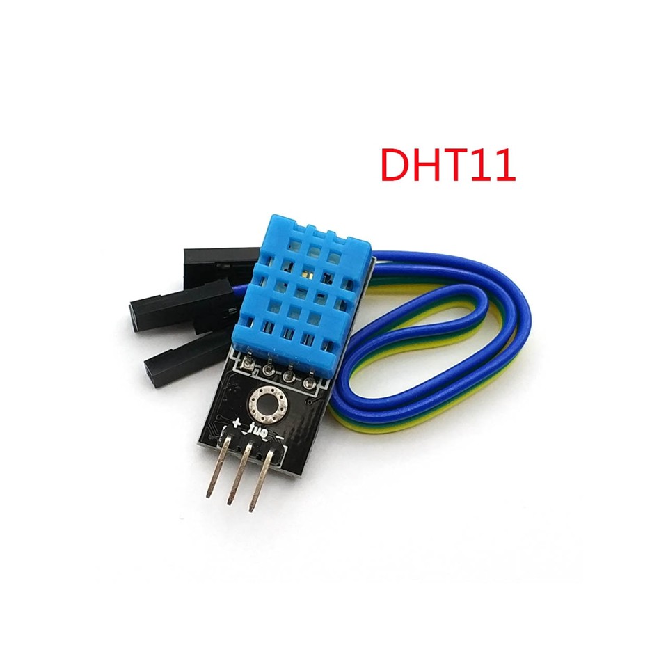 Módulo Sensor De Umidade E Temperatura Dht11 + Cabos Jumpers | Shopee ...