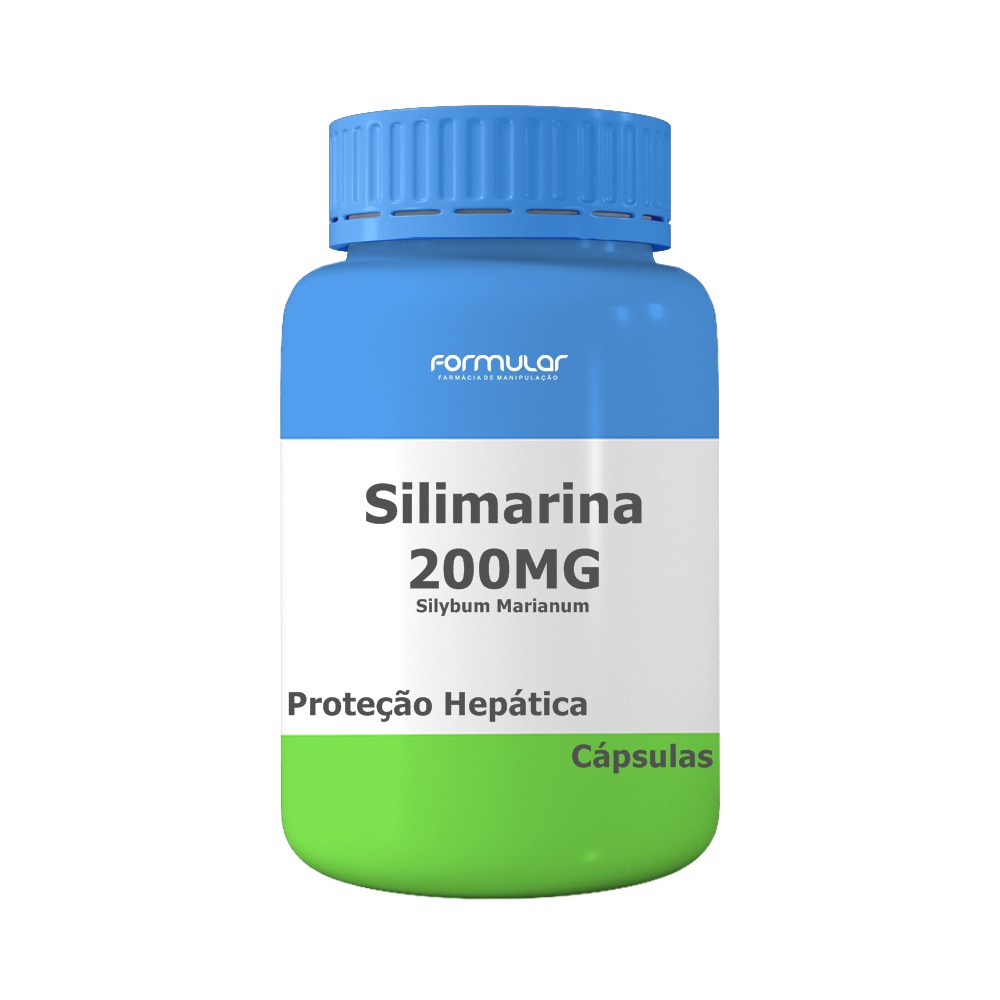 Silimarina, Silybum Marianum, - 200Mg - Cápsulas - Proteção Hepática ...