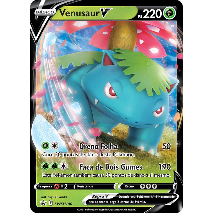 CARTA POKEMON VANUSAUR | Shopee Brasil
