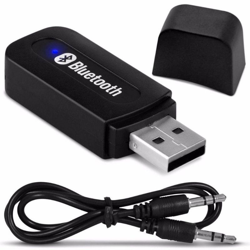Adaptador receptor bluetooth Conversor P2 USB Áudio Mono Receiver A2DP ...