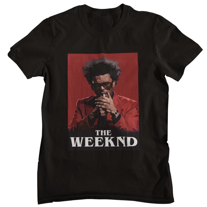 Camiseta The Weeknd Unissex Em Algodão | Shopee Brasil