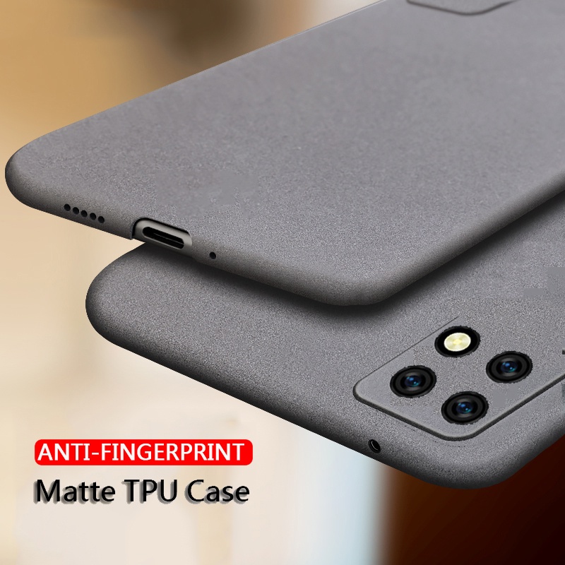 For Samsung Galaxy A22 5G M32 M12 A12 5G Phone Case Luxury Ultra Slim Matte Scrub Sandstone ...