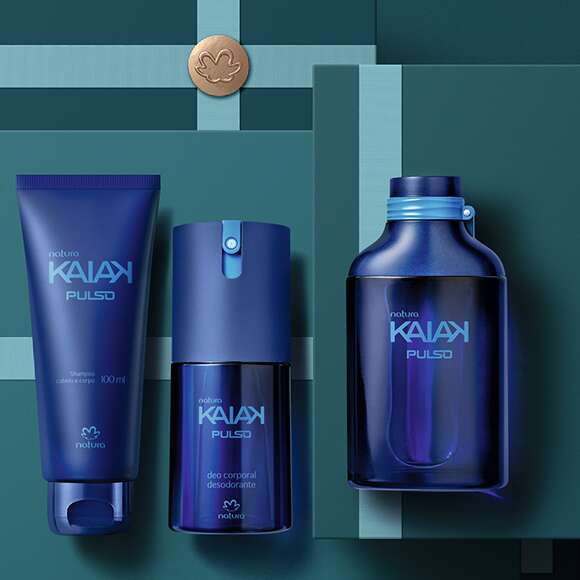 Presente Kaiak Pulso Completo 1 colônia 100ml, 1 desodorante corporal ...