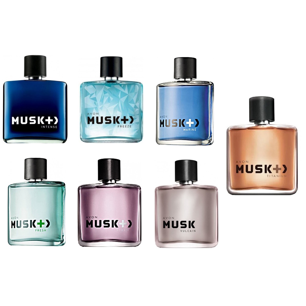 Perfume Musk Avon Colônia 75ml com Válvula | Shopee Brasil