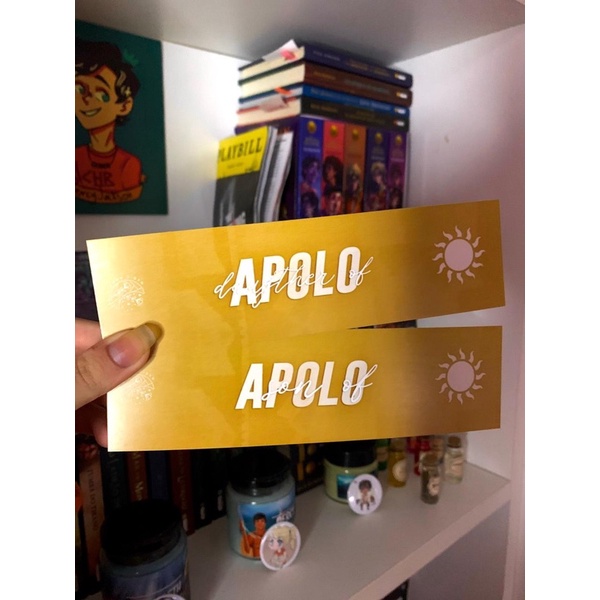 marcador de paginas apolo |pjo|hdo| percy jackson | Shopee Brasil