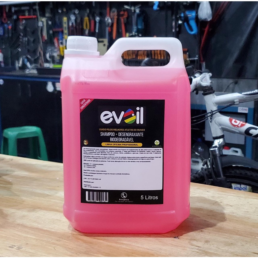 desengraxante e shampoo evoil 5l | Shopee Brasil