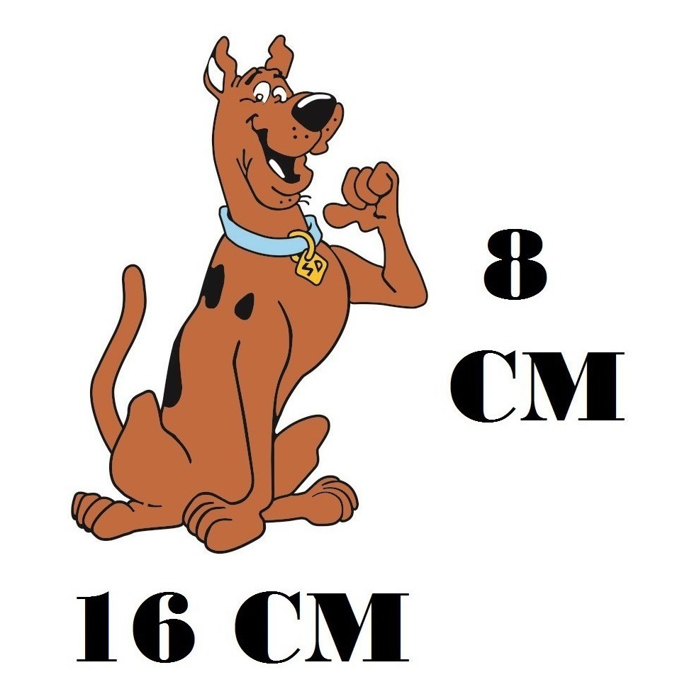 Adesivo Scooby Doo Color Hanna Barbera Com ótima Qualidade Shopee Brasil