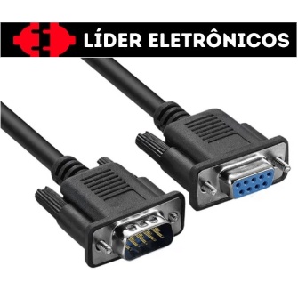 Cabo Serial DB9 Macho Para Db9 Fêmea De 1.5m | Shopee Brasil