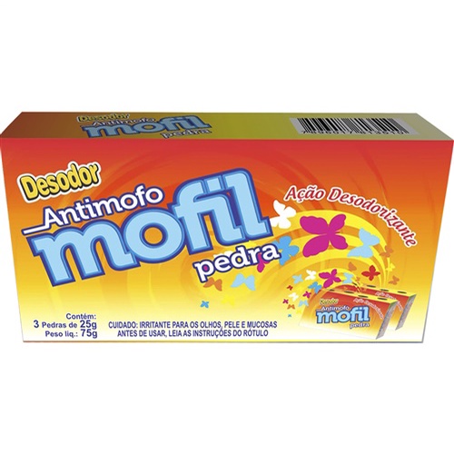 Antimofo desodorizante Mofil Desodor caixa c/3 unidades de 25g | Shopee ...