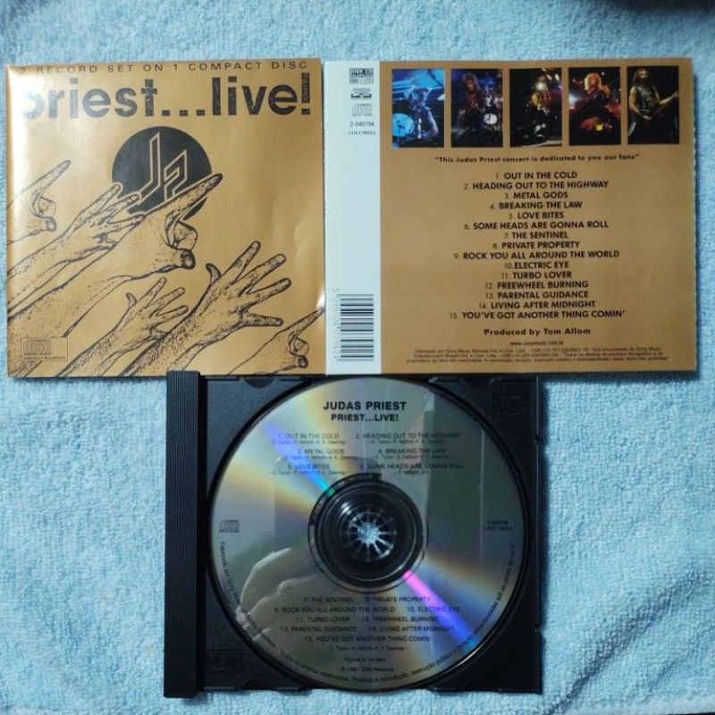 CD Judas Priest Priest Live! | Shopee Brasil