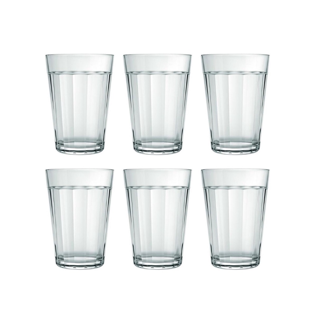 Kit 6 Copo Americano 190ml Cerveja Vidro Bar Boteco Atacado Nadir | Shopee Brasil