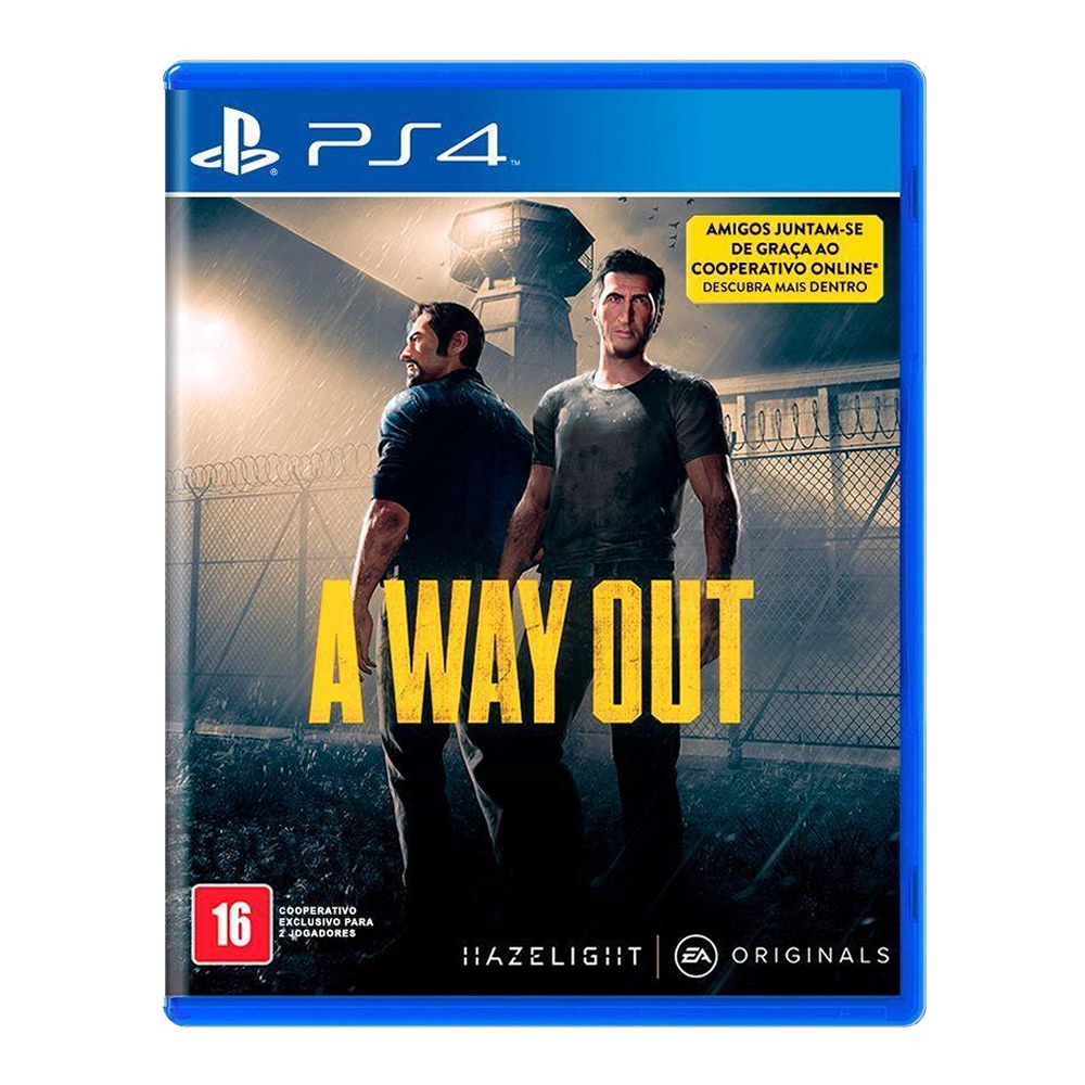 Jogo A Way Out - PS4 em midia fisica Lacrado | Shopee Brasil