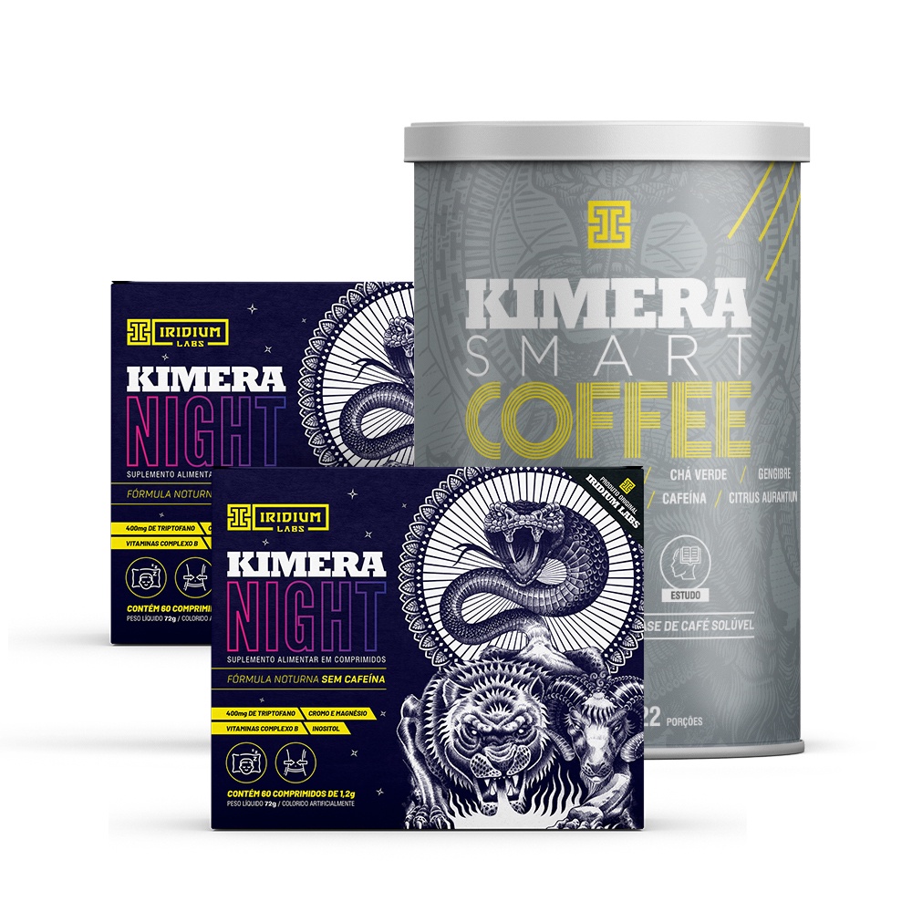 Kit 2x Kimera Night + Kimera Smart Coffee - Iridium Labs | Shopee Brasil