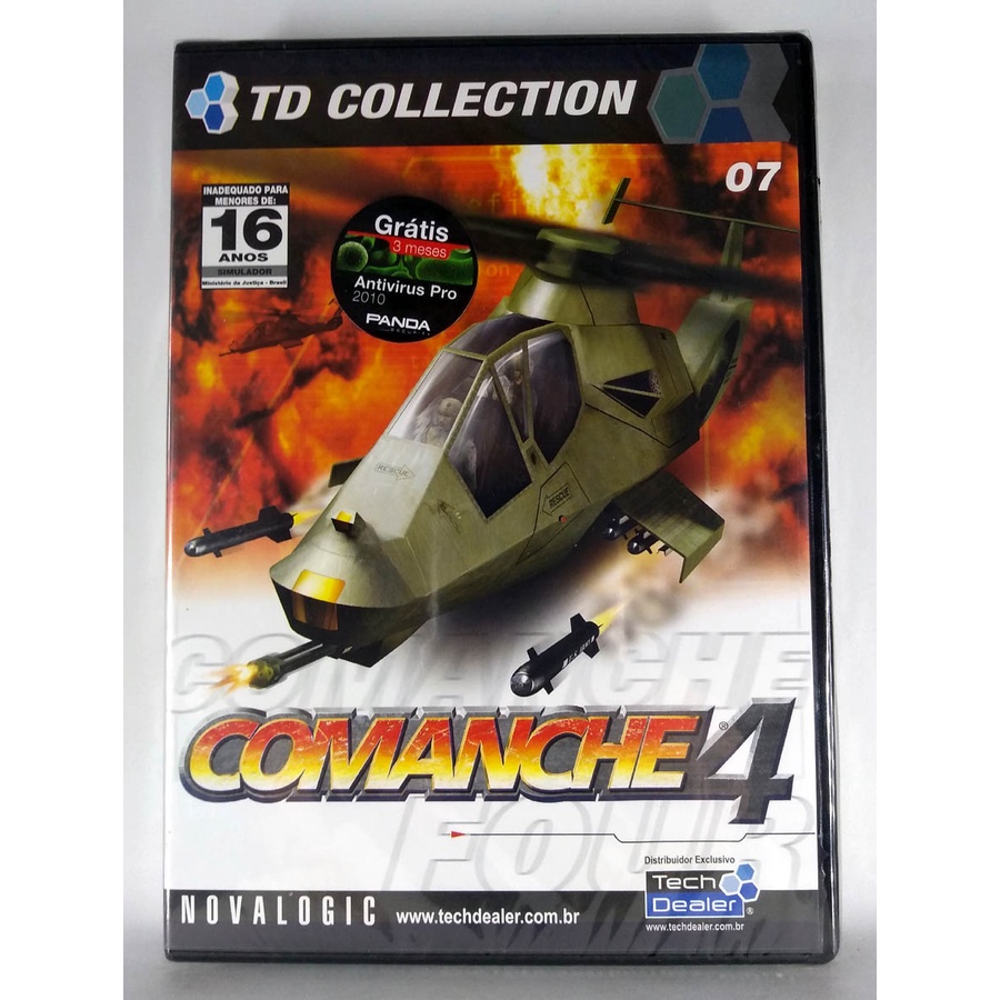 Comanche 4 Pc Mídia Física CD Rom Novo Lacrado | Shopee Brasil