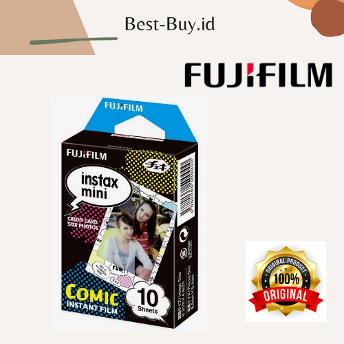 INSTAX Papel Contents 10 FUJIFILM-COMIC | Shopee Brasil